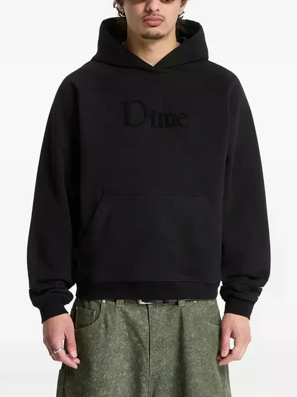 DIME Logo Embroidered Raglan Hoodie