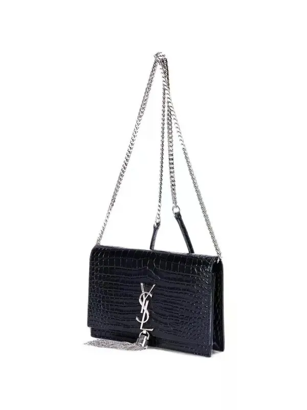 Saint Laurent Kate Tassel Shoulder Bag - Black