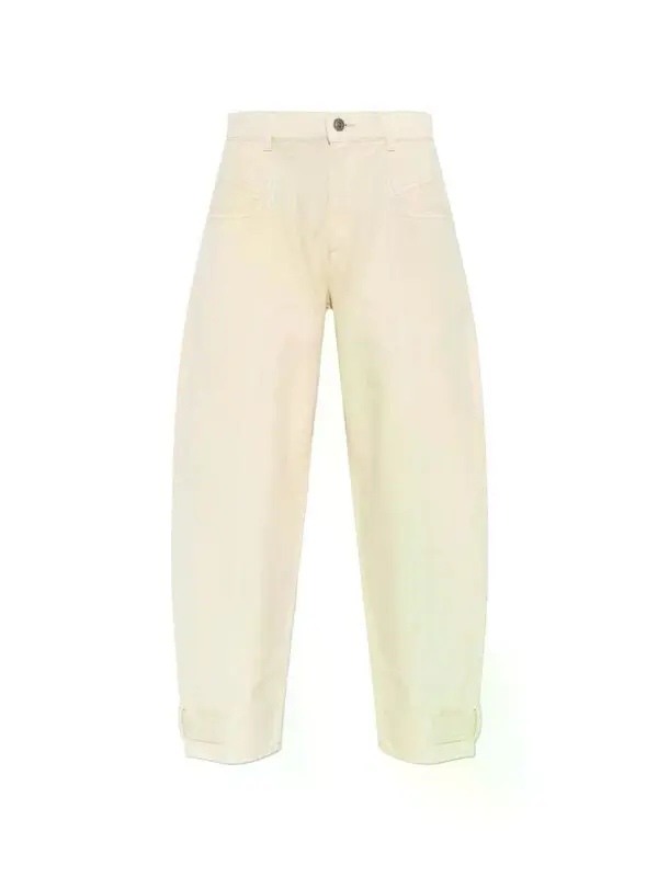 Isabel Marant Étoile Leja Panelled Tapered Jeans - Neutrals