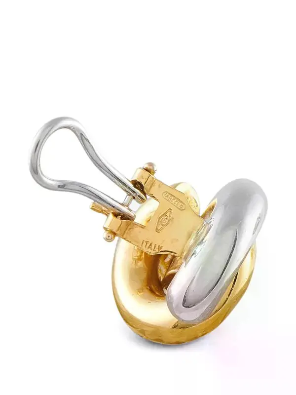 Roberto Coin Swirl Design Clip-on Earrings
