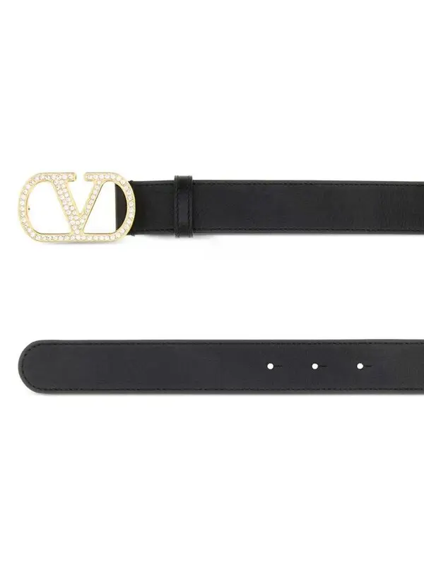 Valentino Garavani Crystal-embellished Belt