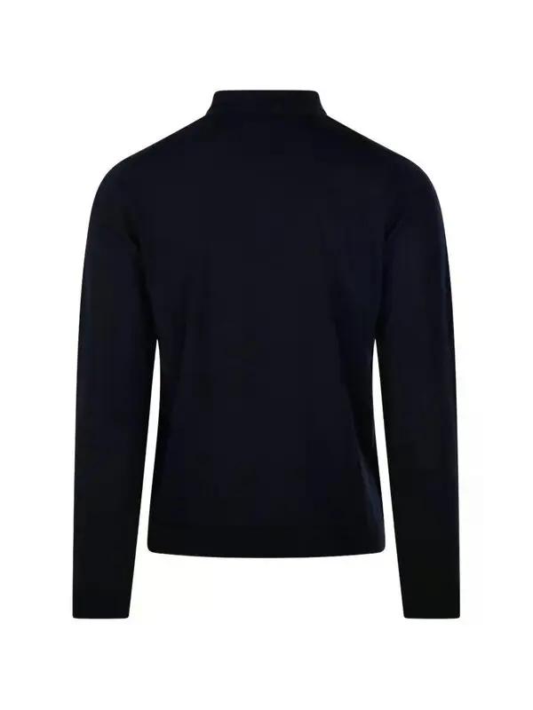 ROBERTO COLLINA Long-sleeve Polo Sweater