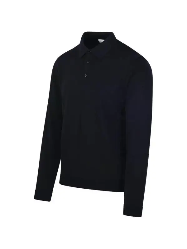 ROBERTO COLLINA Long-sleeve Polo Sweater