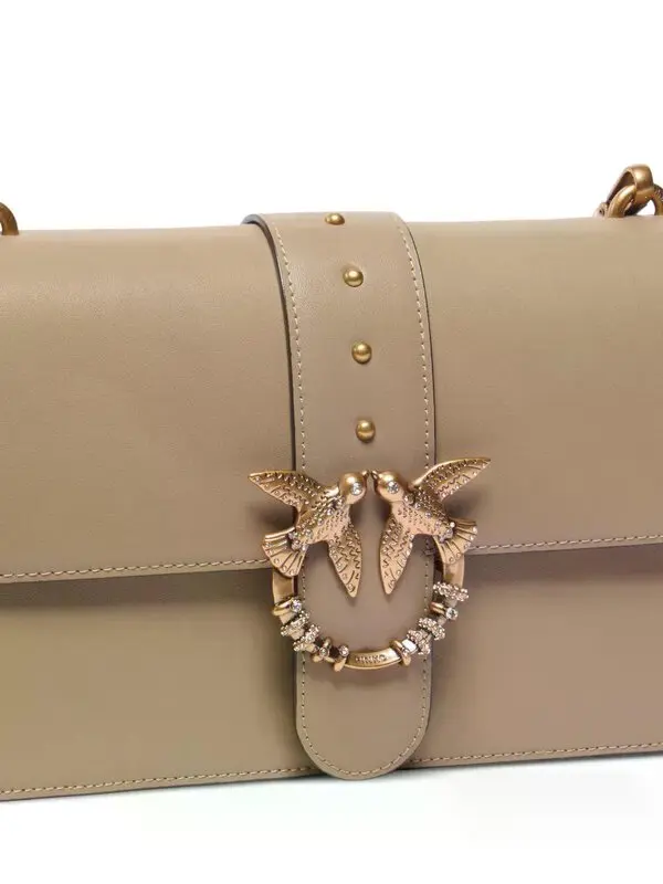 Pinko Love Birds Studded Shoulder Bag