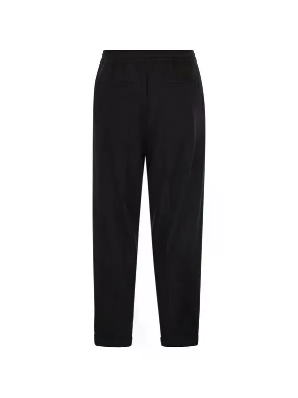 Fedeli Harvard Double-pleat Trousers - Black