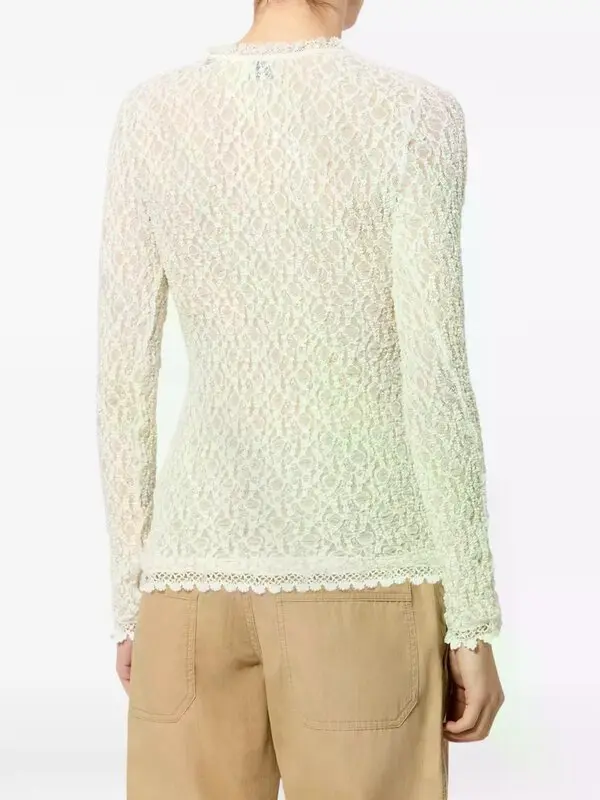 Isabel Marant Étoile Brany Lace Top - White
