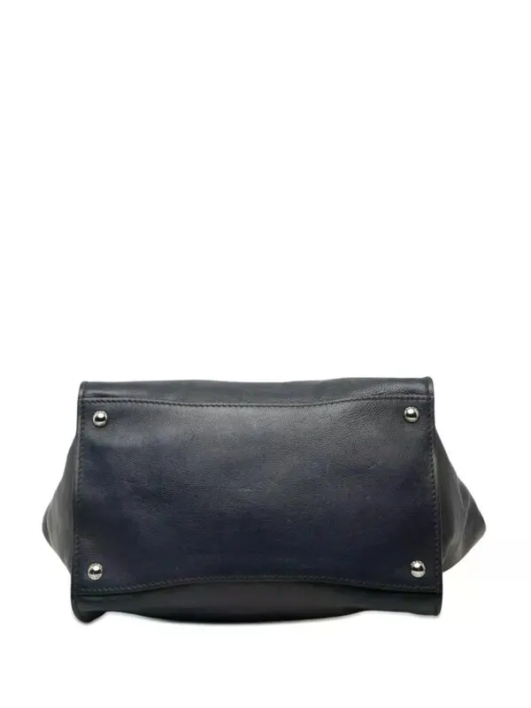 Prada Glace Calf Twin Pocket Double Handle Satchel