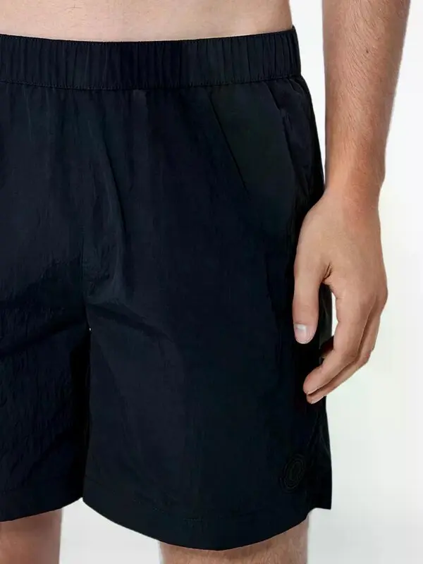 Moncler Logo Patch Elasticated Waist Shorts