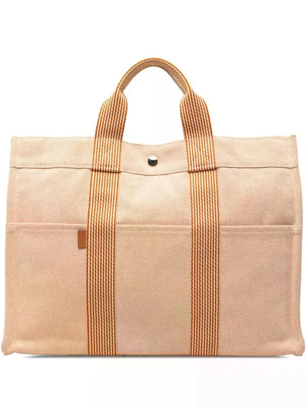 Hermès Canvas Fourre Tout Mm Tote Bag
