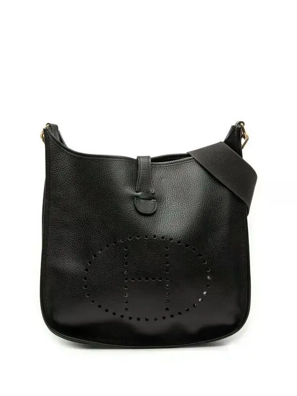 Hermès Evelyne I 33 Clemence Leather Crossbody Bag - Black