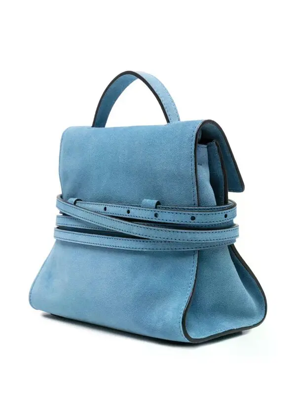 Moschino Buckle Detail Tote Bag - Blue