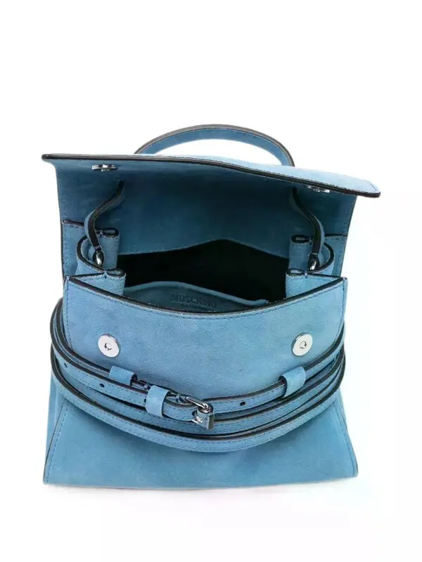 Moschino Buckle Detail Tote Bag - Blue