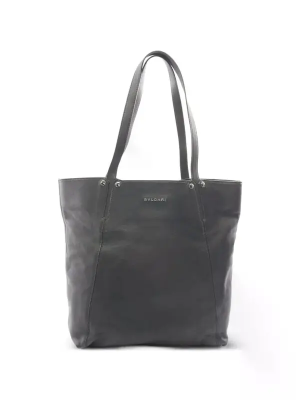 BVLGARI Leather Shoulder Bag - Black