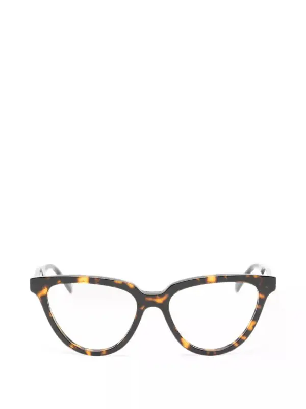 Gucci Double G Cat-eye Glasses - Brown