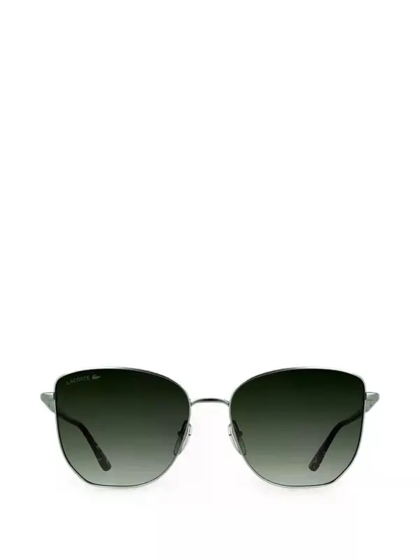 Lacoste Butterfly Frame Sunglasses With Gradient Lenses And Tortoiseshell Effect Arms - Grey