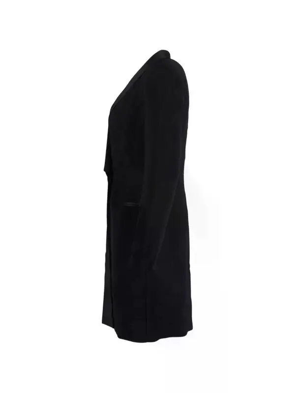 Iris & Ink Cady Tuxedo Dress With Satin Lapels