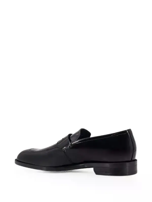 BOSS Patent Leather Loafers - Black