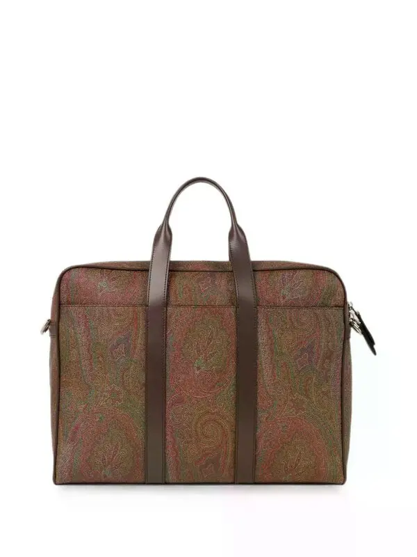 Etro Arnica Paisley Jacquard Document And Laptop Bag