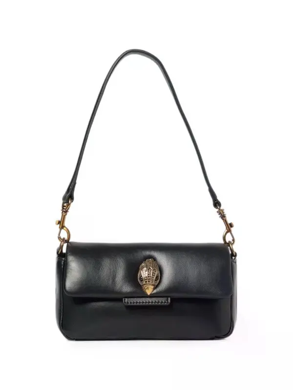 Kurt Geiger Mini Oxford Leather Shoulder Bag - Black
