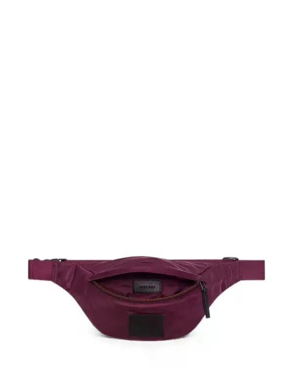 ANINE BING Leon Small Waist Bag In Nylon - Red