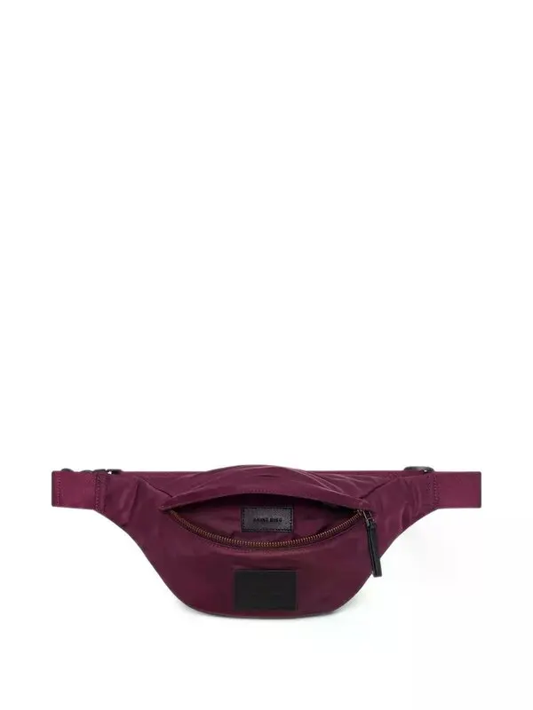 ANINE BING Leon Small Waist Bag In Nylon - Red