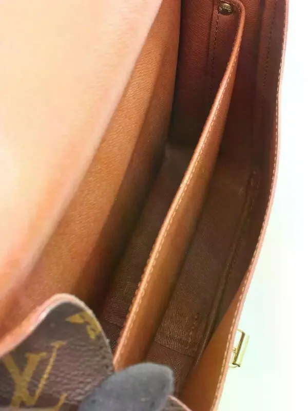 LOUIS VUITTON 1996 Monogram Cartouchiere Gm Crossbody Bag