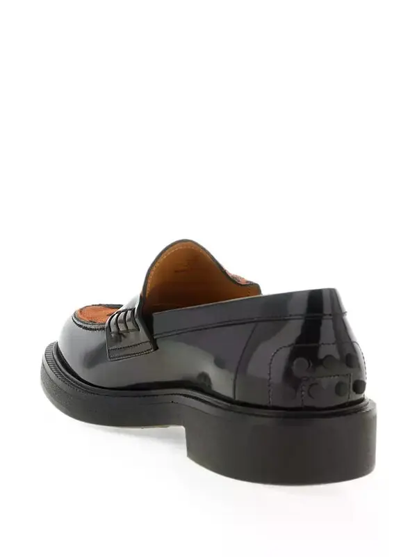 TOD'S Animal-print Gommini Loafers