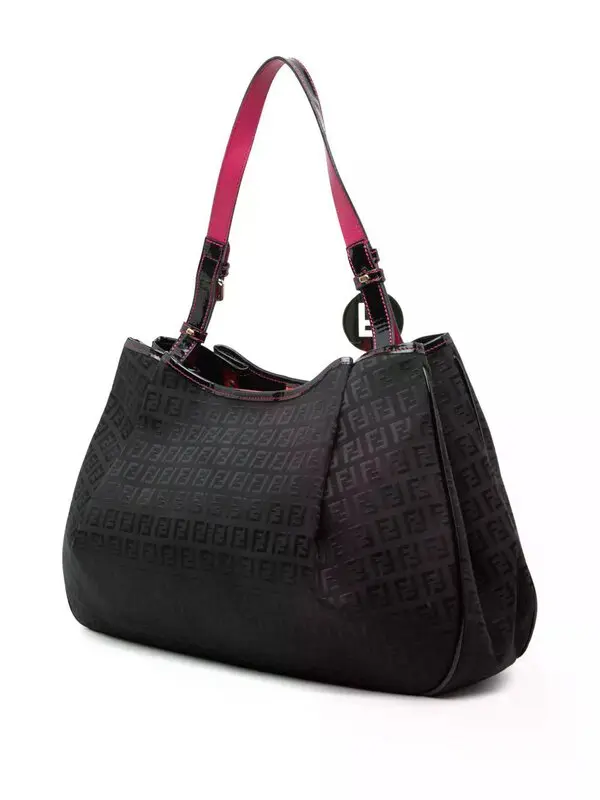 Fendi Zucchino Canvas Shoulder Bag