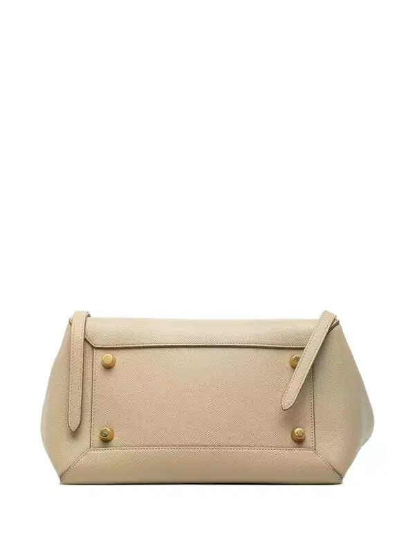 Celine Mini Grained Calfskin Belt Bag Satchel - Neutrals