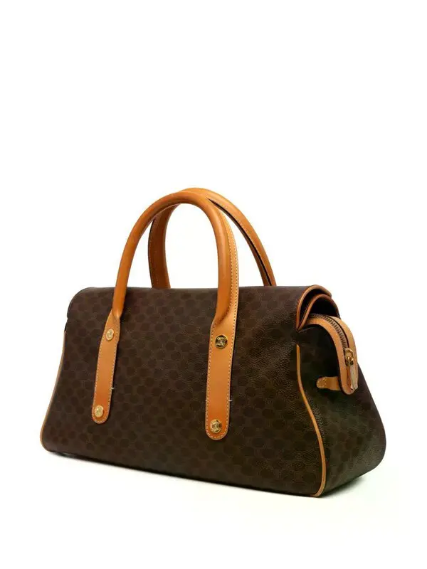 Celine Macadam Coated Canvas Handbag