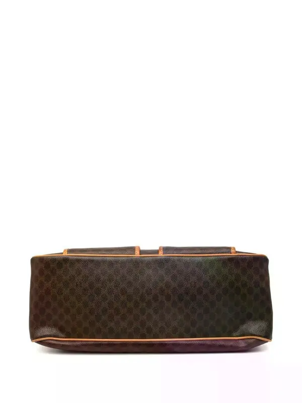 Celine Macadam Coated Canvas Handbag