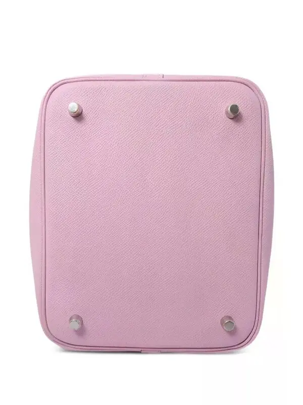 Hermès 2019 Mm Picotin Leather Tote Bag - Pink