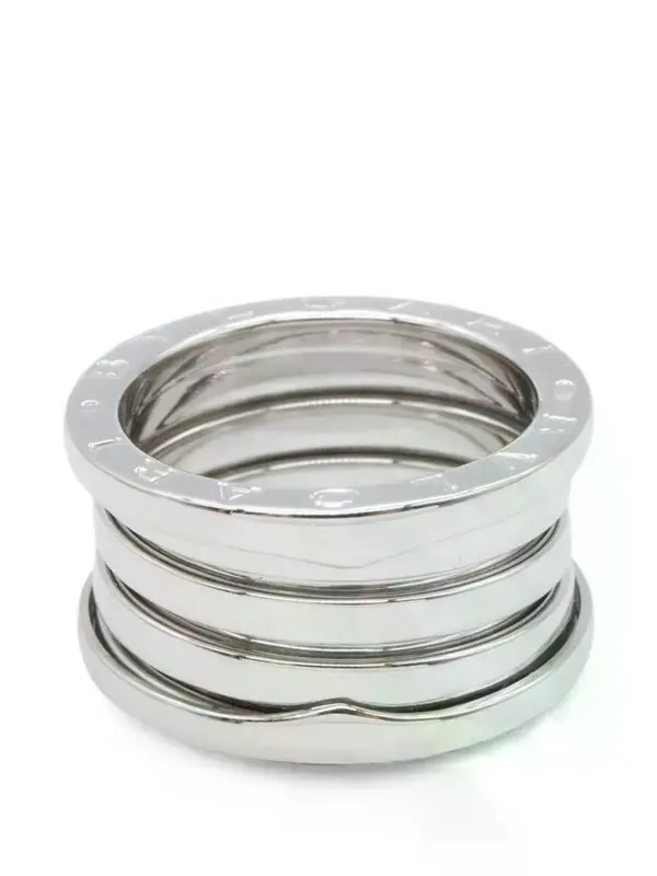 BVLGARI B.zero1 18k White Gold 4-band Ring