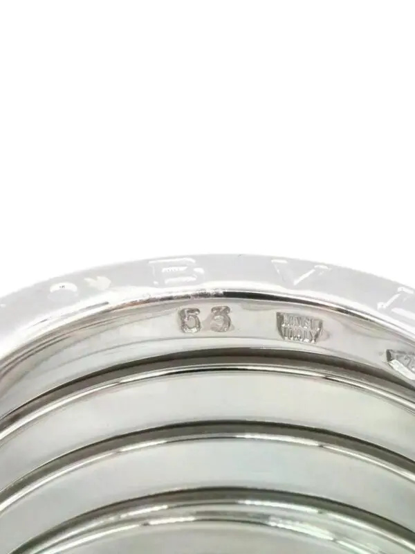 BVLGARI B.zero1 18k White Gold 4-band Ring