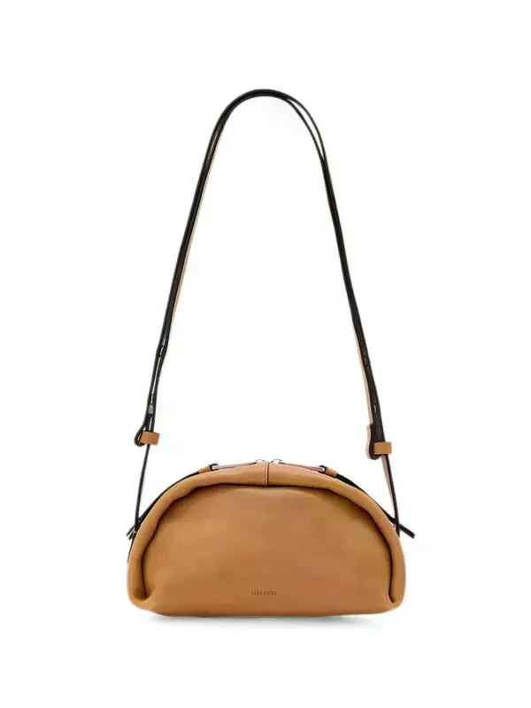 ALLSAINTS Rosalie Logo-debossed Crossbody Bag - Brown