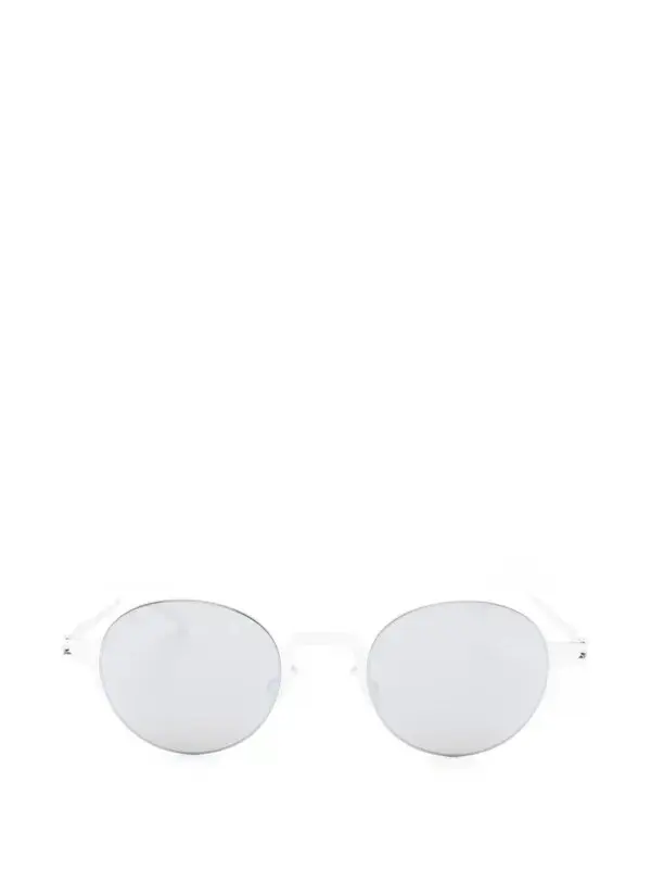 Mykita Studio15.2 Round Frame Sunglasses - Silver
