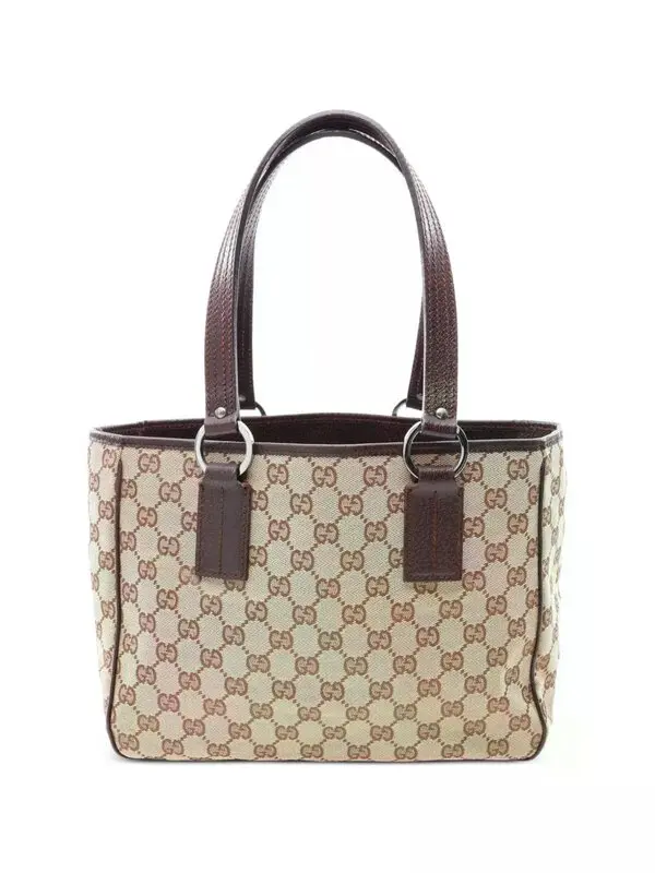 Gucci Gg Canvas Tote Bag - Neutrals