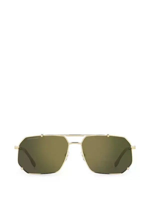 Dsquared2 Geometric Frame Sunglasses - Gold