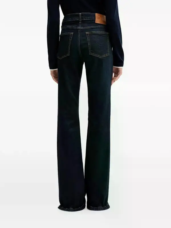 BENETTON Logo-patch Flared Jeans