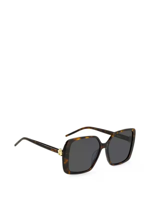 BOSS Double B Monogram Square Frame Sunglasses