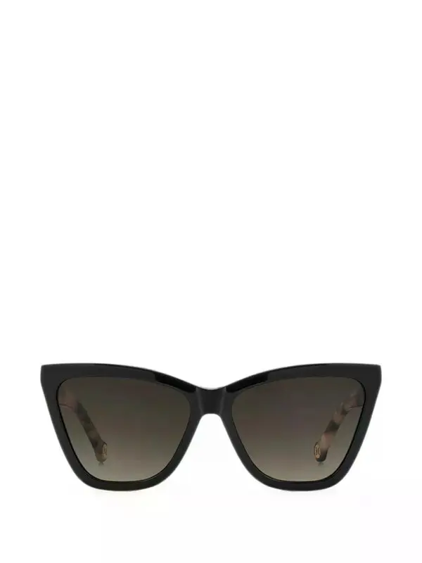 Carolina Herrera Acetate Cat Eye Sunglasses - Black
