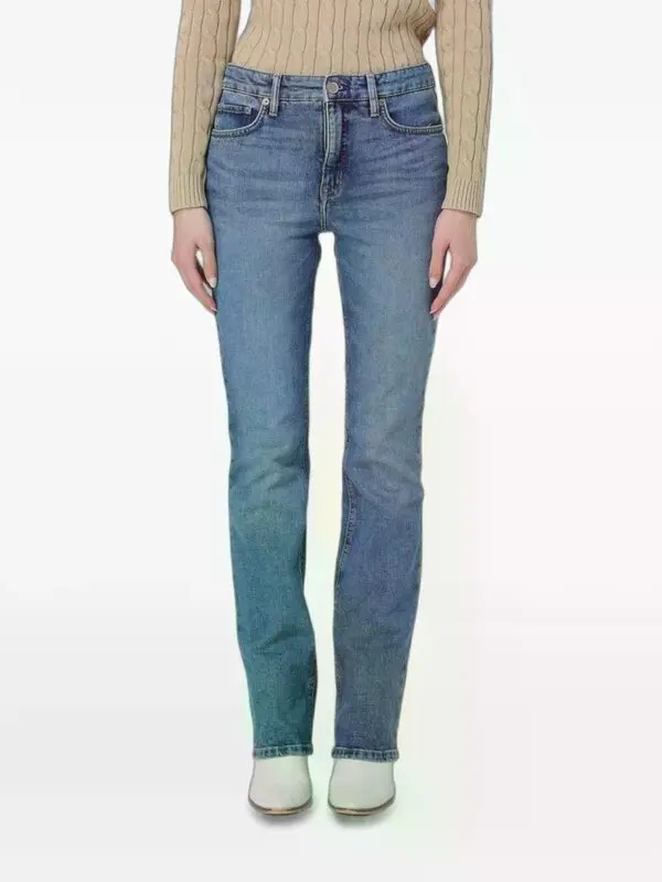 Ralph Lauren Faded Slim-fit Jeans - Blue