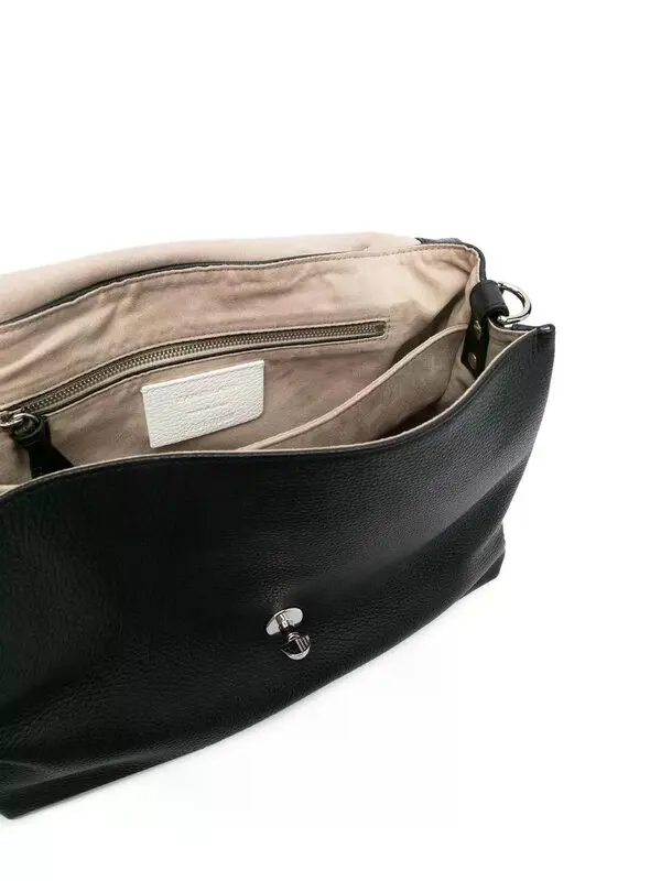 ZANELLATO Studded Leather Tote Bag - Black