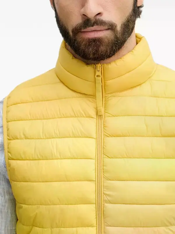 BENETTON Quilted High-neck Gilet