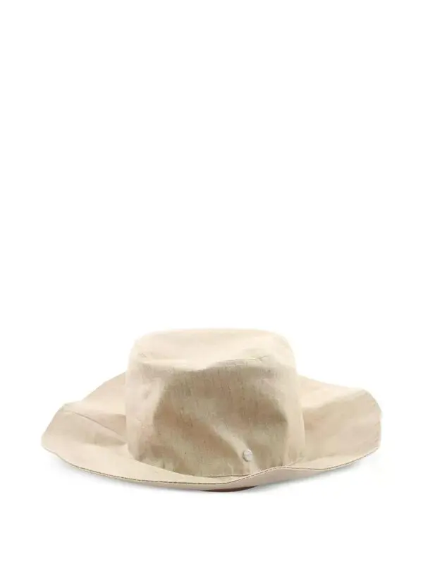 Hermès Wide-brim Bucket Hat - Neutrals