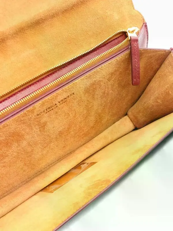 Bottega Veneta Front Flap Leather Shoulder Bag