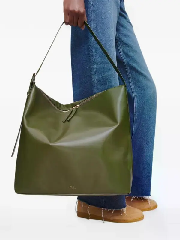 A.p.c. Vera Leather Bucket Bag