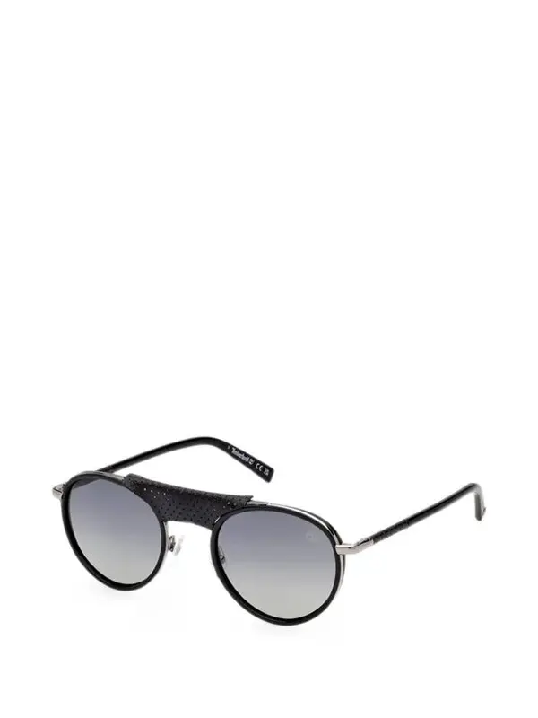 Timberland Round Frame Sunglasses - Black