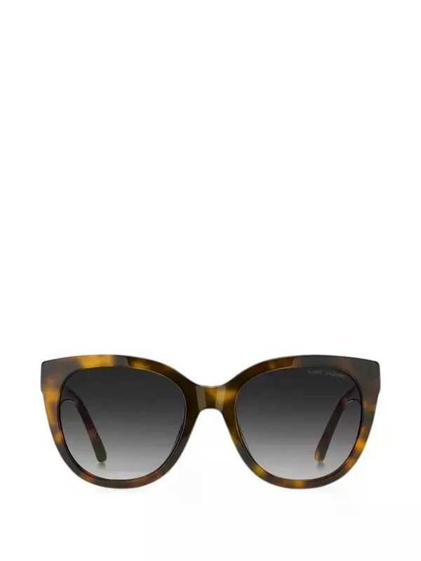 Marc Jacobs Tortoiseshell Effect Cat-eye Frame Sunglasses - Black