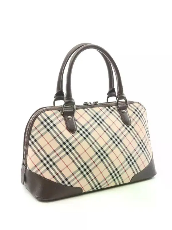 Burberry Nova Check Canvas Handbag